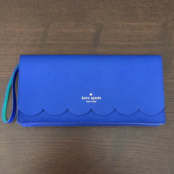 kate spade | Bags | Kate Spade Blue Fishscale Purse | Poshmark
